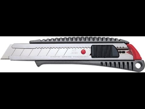 nt cutter heavy duty aluminum die cast grip auto lock utility knife l ...