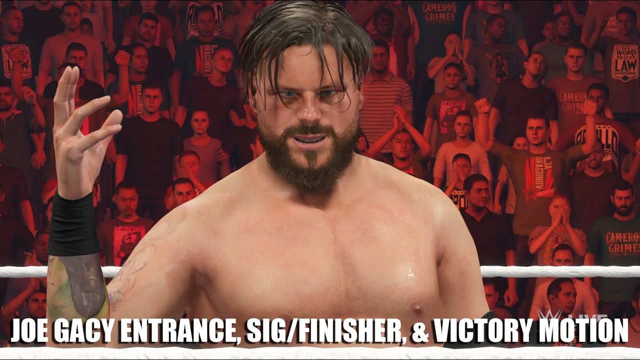 WWE 2K23 Joe Gacy Entrance, Signature/Finisher, & Victory (Revel With ...