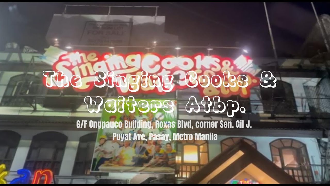 The Singing Cooks & Waiters Atbp. - YouTube