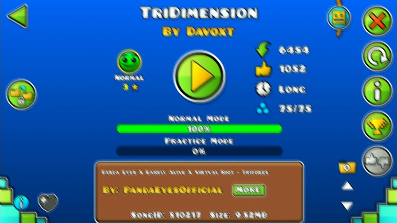 3D GD / TriDimension / By: Davoxt / Geometry Dash - YouTube