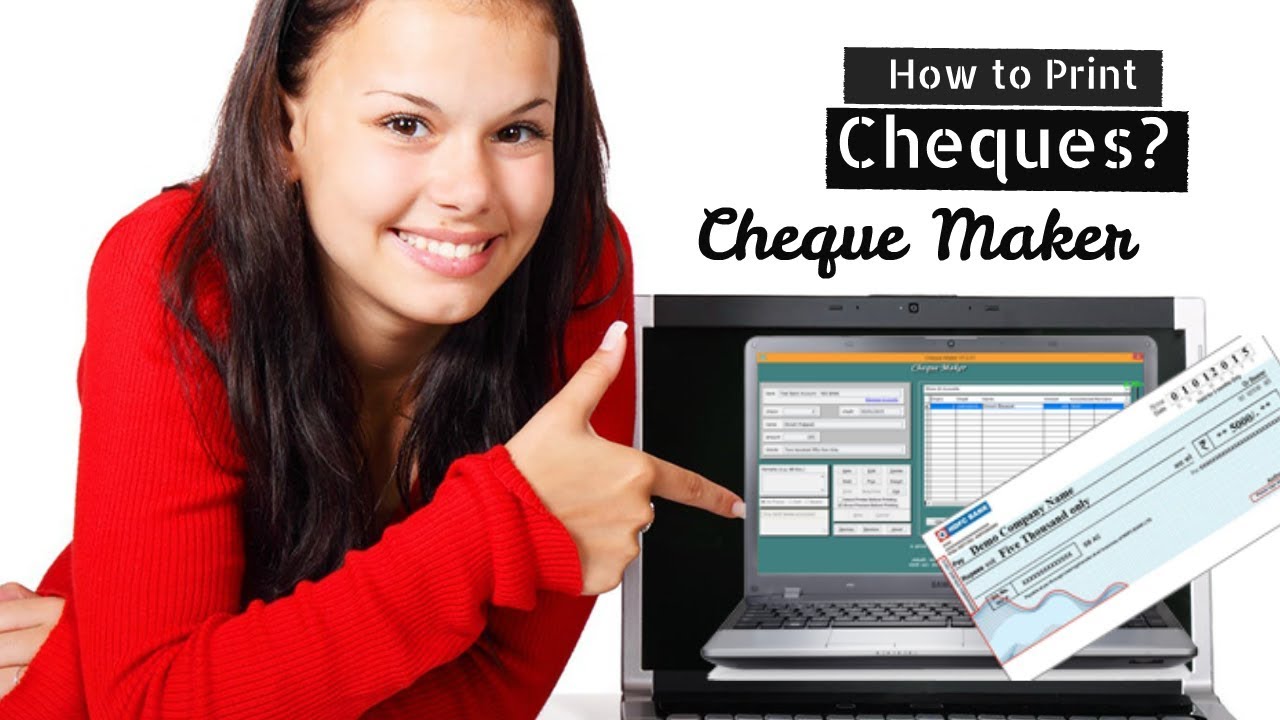 Print your first cheque. Cheque Maker Full Demo Video - YouTube