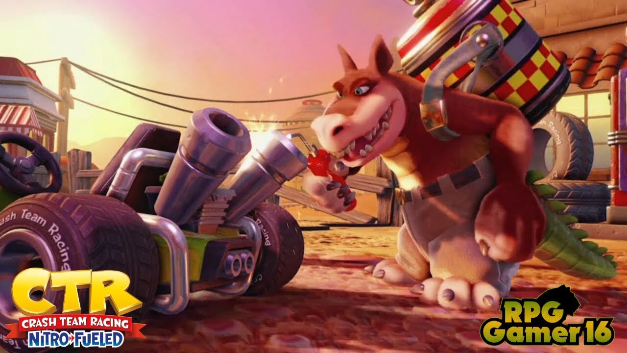 Crash Team Racing: Nitro Fueled - Crystal Cup (Dingodile) - YouTube