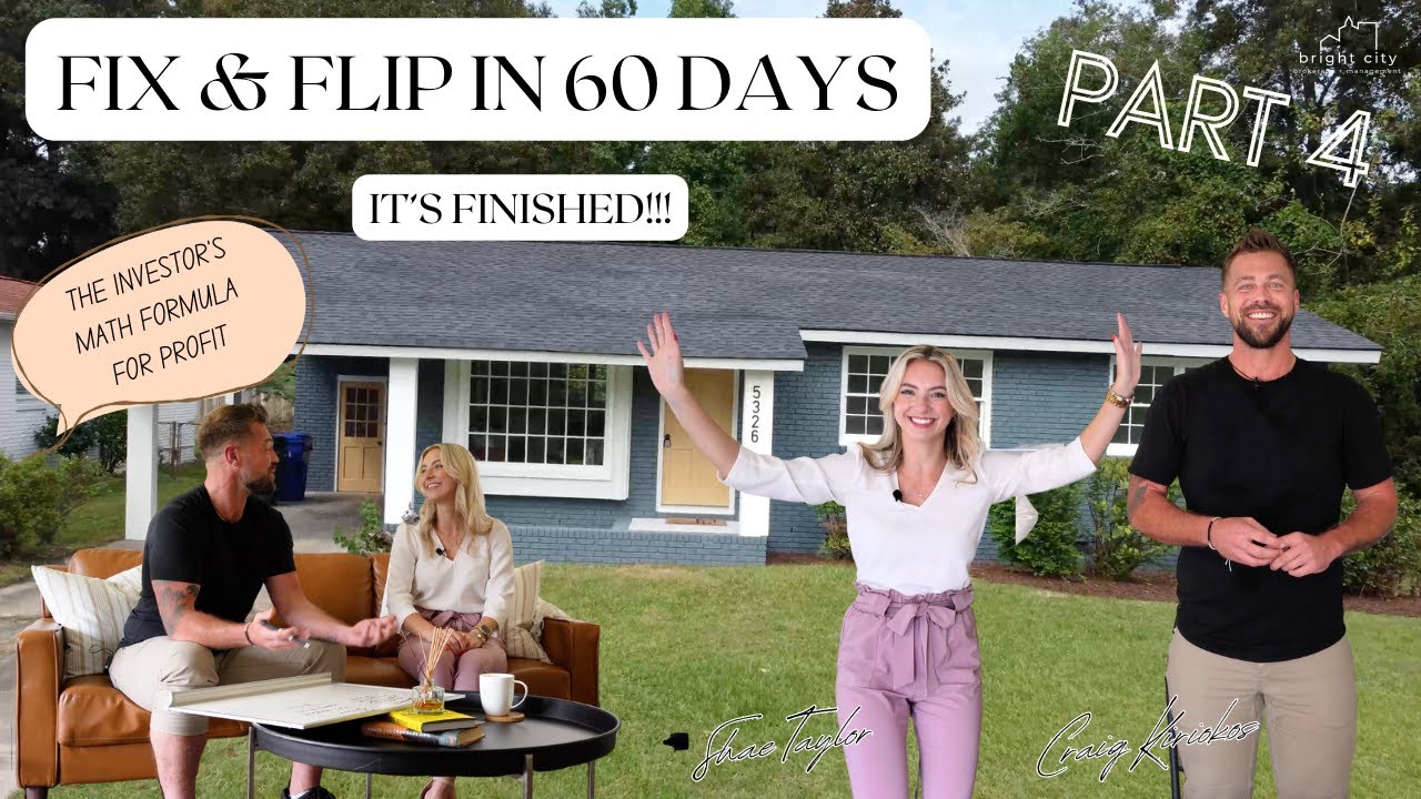 Part 4: FINISHED House Reno - MAJOR Fixer Upper | Staged, Behind the ...