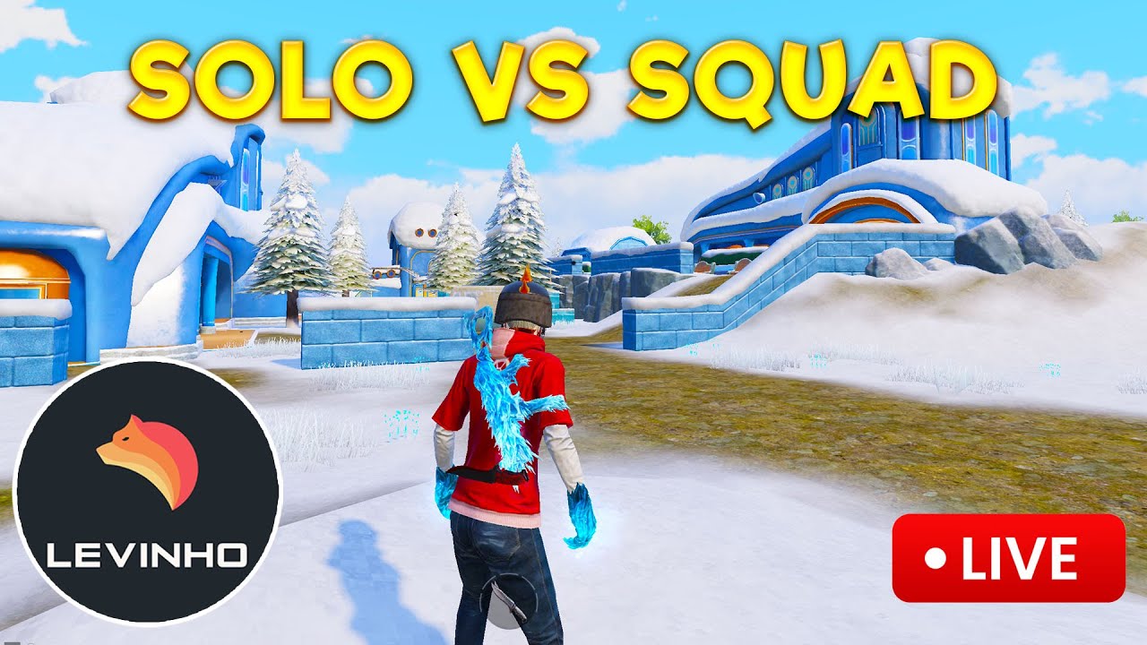 🔴 LEVINHO Solo Vs Squad | PUBG MOBILE 🔴 - YouTube