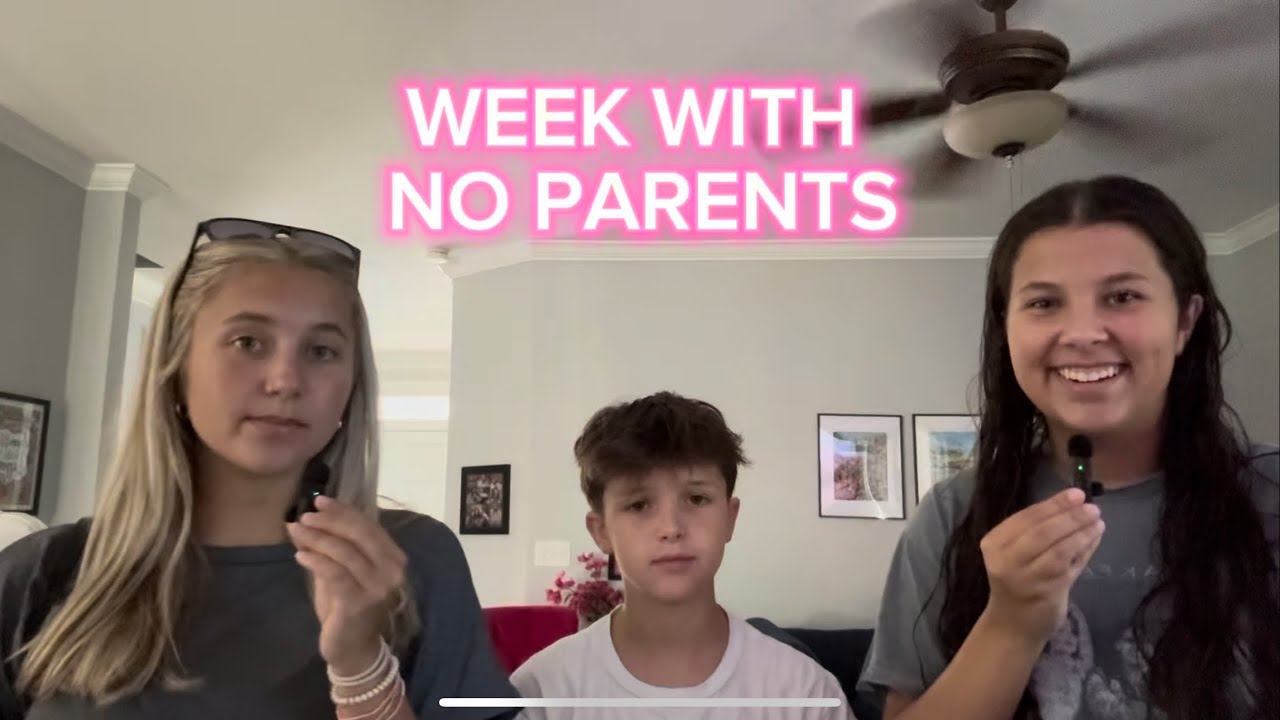 WE SPENT THE WEEK ALONE w/ No Parents - YouTube