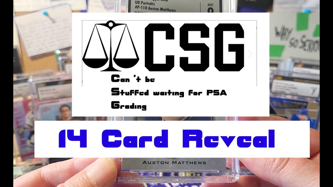 14 Card CSG Grading Reveal - YouTube