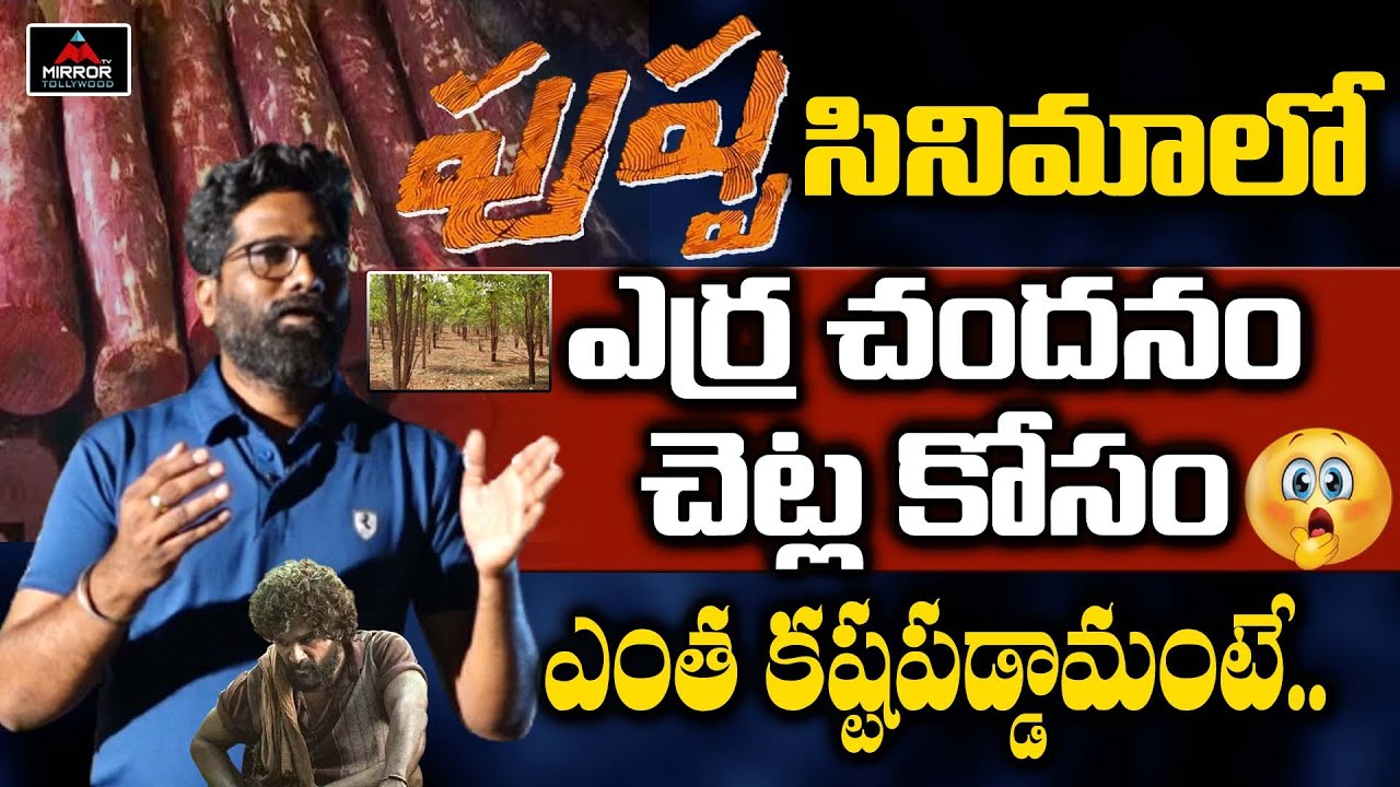 PUSHPA Art Director Ramakrishna Reveals Unknown Facts About Pushpa ...