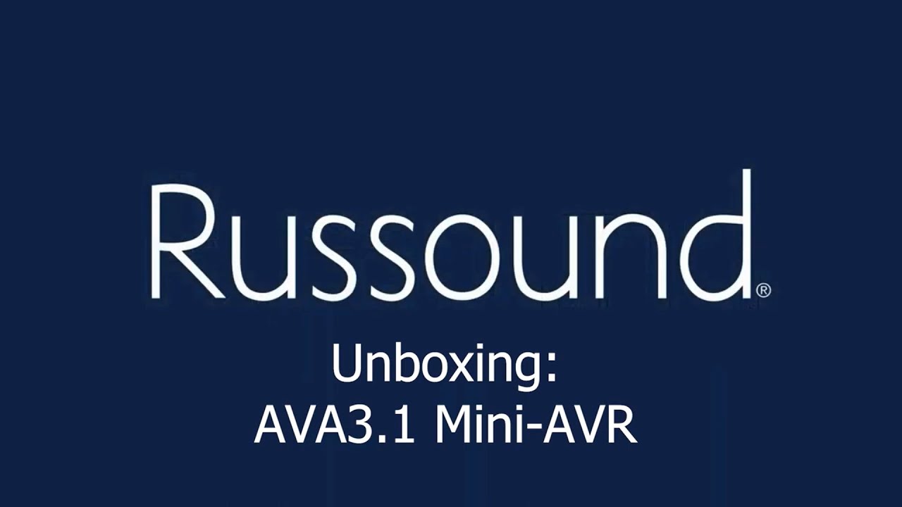 Unboxing: AVA3.1 Mini-AVR - YouTube
