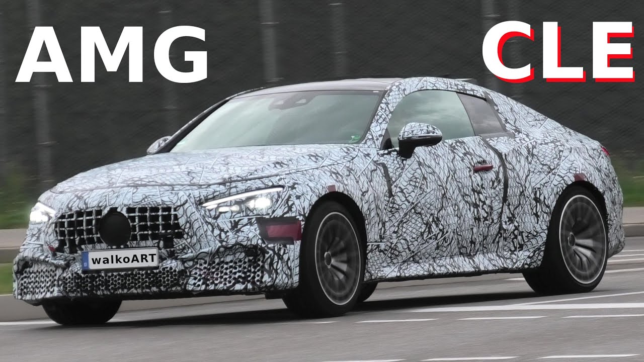 Mercedes Erlkönig AMG CLE Coupé C236 * CLE 63 ? * 4K SPY VIDEO - YouTube