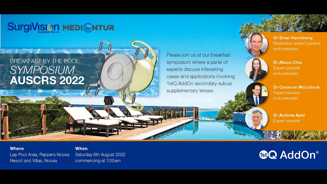 SurgiVision 1stQ AddOn symposium AUSCRS 2022 - YouTube