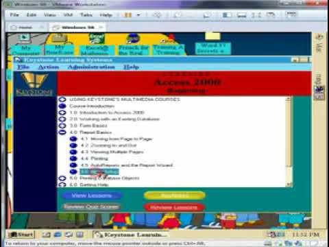 Keystone Learning: Access 2000 Beginning - Chapter 4, Section 3 - YouTube