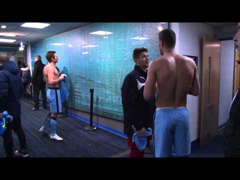 Edin Dzeko, Andrej Kramaric and Aleksandar Kolarov - Manchester City vs Leicester (4/3/2015)