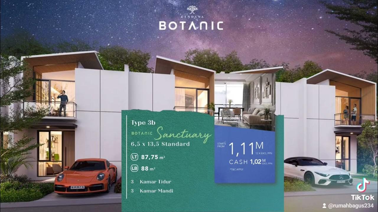 Cendana Botanic by LippoVillage, Cluster Baru Unit 2 Lantai dengan Harga Mulai 800 Jutaan - YouTube