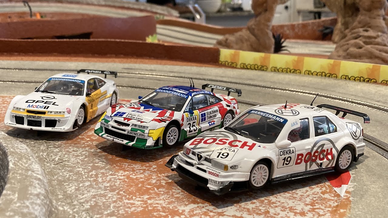 [Raw Footage] Slot.It DTM & RevoSlot Slot Car Racing - YouTube