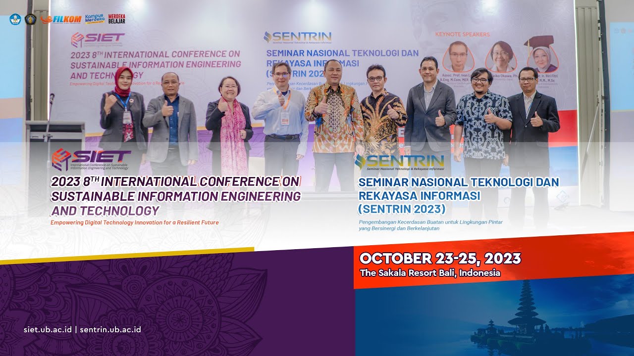 Teaser SIET & SENTRIN 2023 | FILKOM UB Conferences 2023 - YouTube
