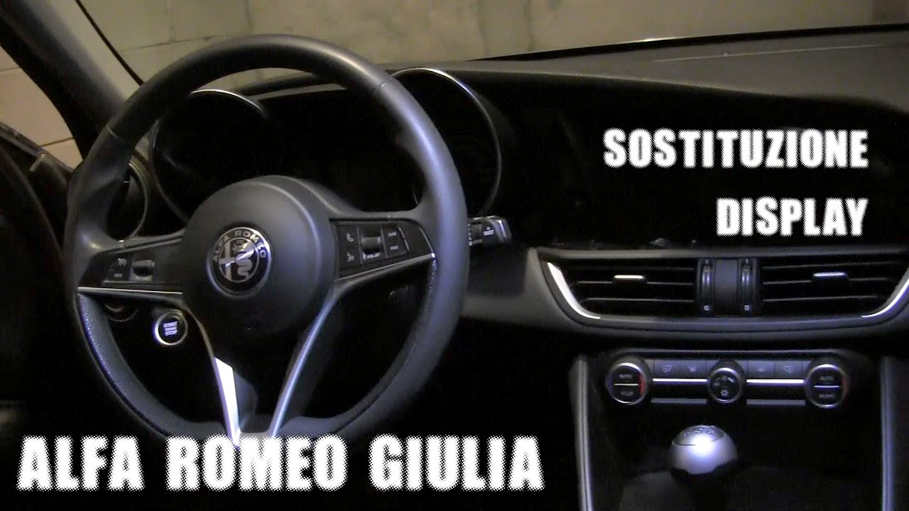 Sostituzione Display Infotainment Alfa Romeo Giulia - YouTube