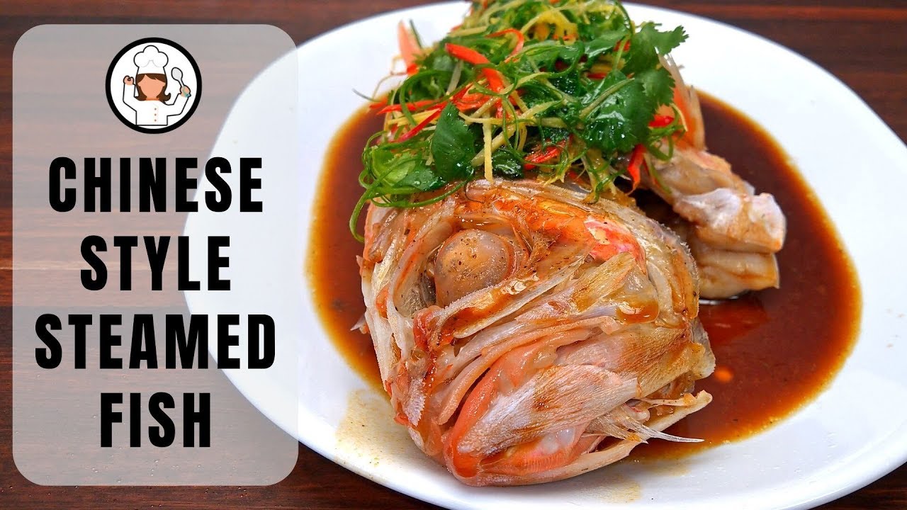 Chinese Style Steamed Fish - Norah's Cooking Diary - YouTube