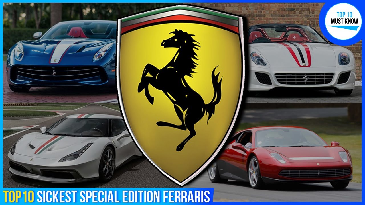 10 Sickest Special Edition Ferraris - YouTube
