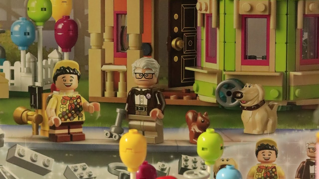 "Up House" fun building lego toy - YouTube