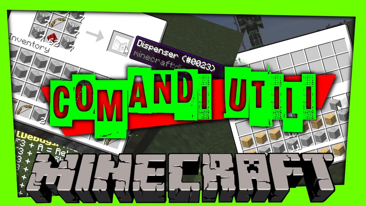 Come risparmiare tempo in Minecraft - COMANDI UTILI - YouTube