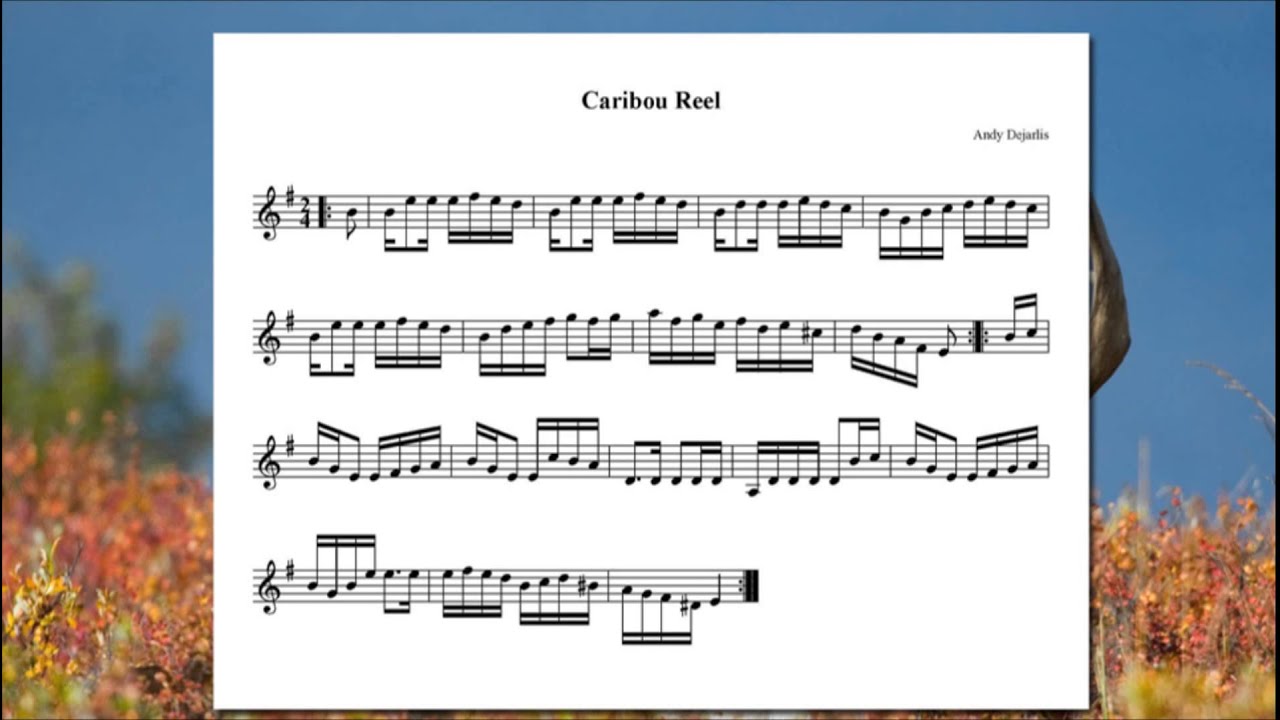 Caribou Reel (Practice tempo) - YouTube