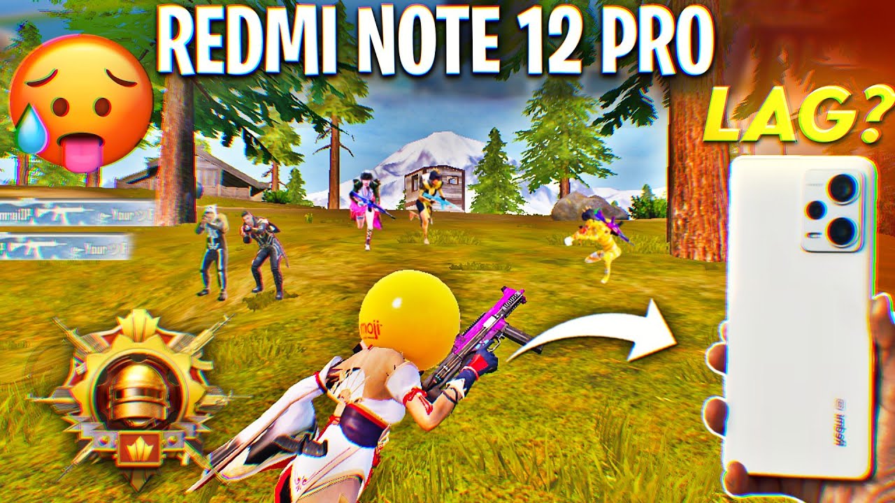 Redmi Note 12 Pro Pubg Test 🥵 | Smooth + 60 FPS ⚡ | Pubg Mobile ...