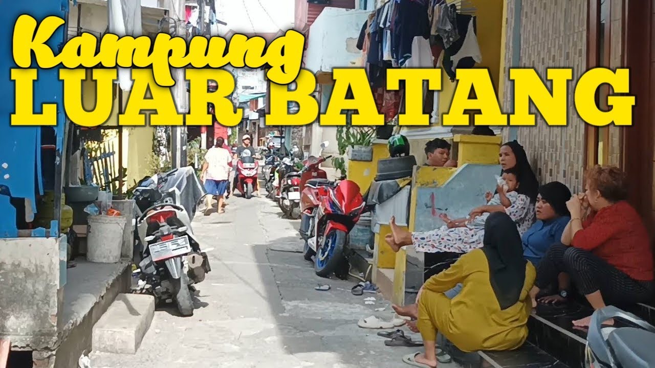 Jalan / Gang IX | Kampung Luar Batang Penjaringan Jakarta ( Narrow ...