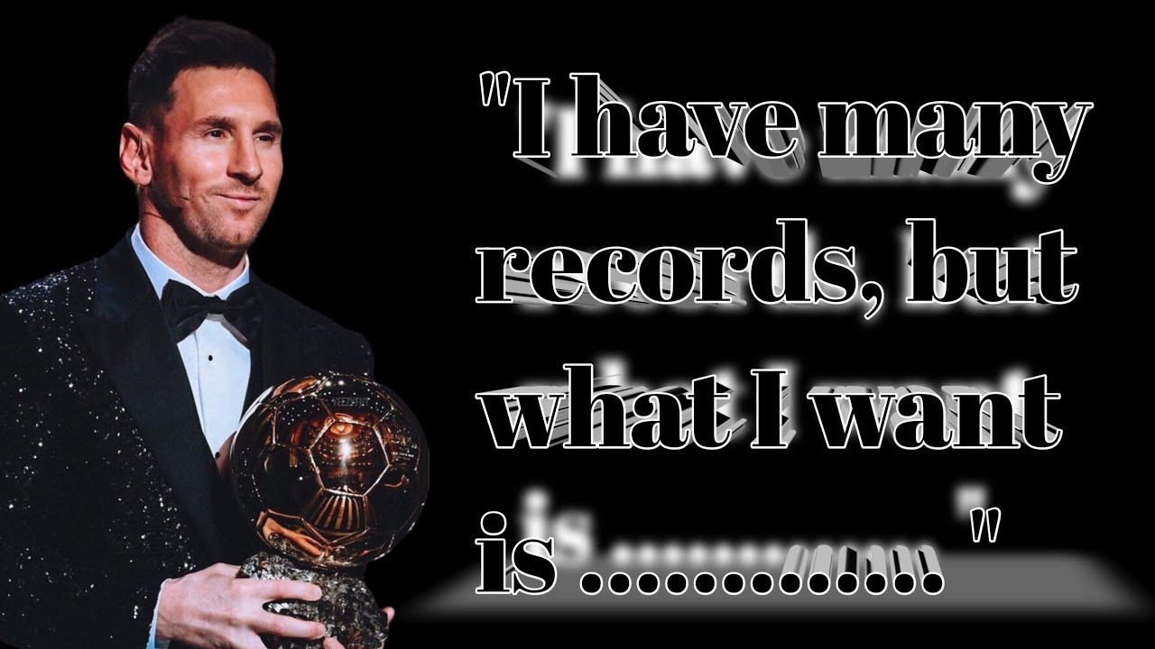 Top motivational and inspiring thoughts/quotes of Lionel Messi⚽🏆 ...