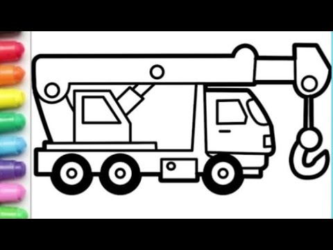 Mewarnai Mobil derek untuk Tk dan Sd #299 - YouTube