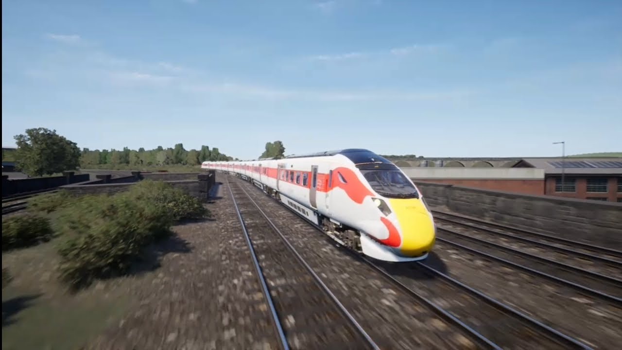 Train sim world 3: Class 800 azuma approaches leeds - YouTube
