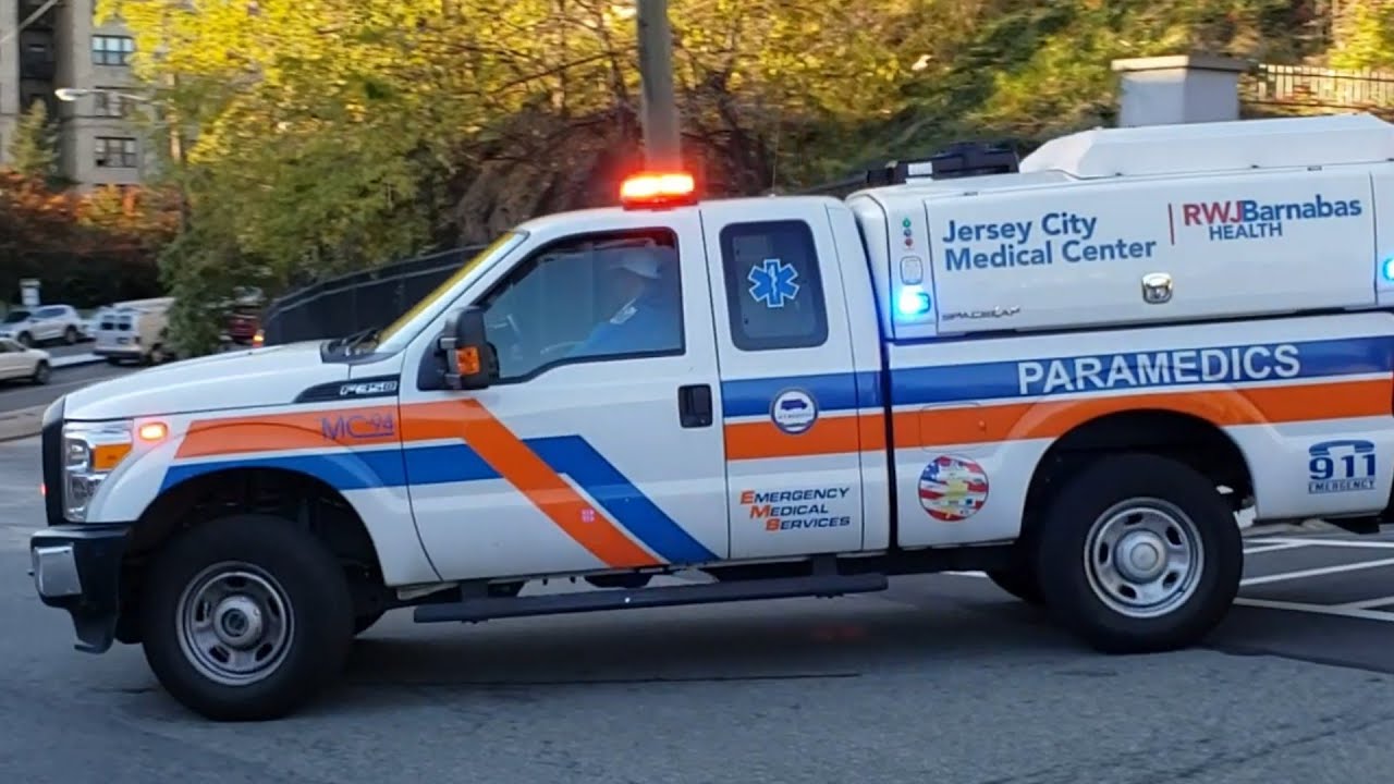 Weehawken EMS 214 / JCMC ALS 456 Transporting One Truma Alert To JCMC ...