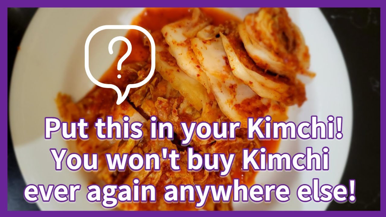 Small Batch Kimchi with a secret ingredient : Easy Recipe ( A to Z ...