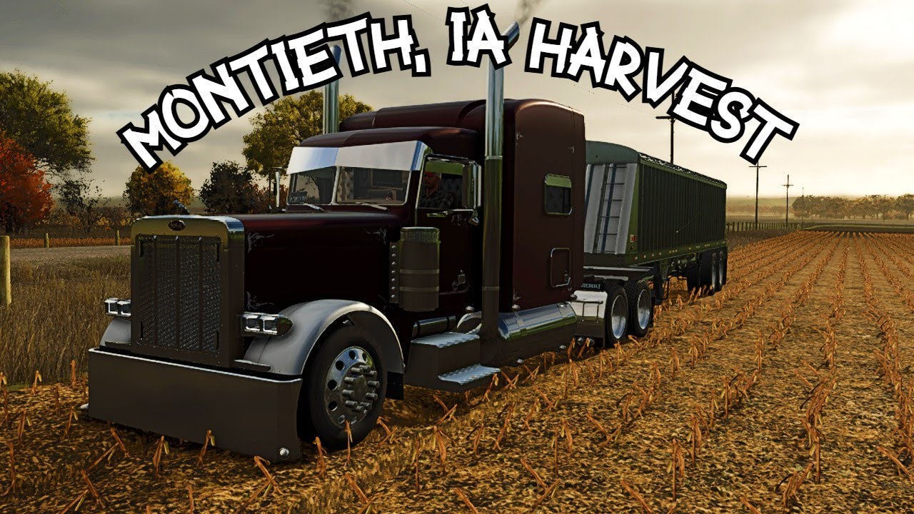 First video for FS25! Finishing up corn Harvest on Montieth, IA ...