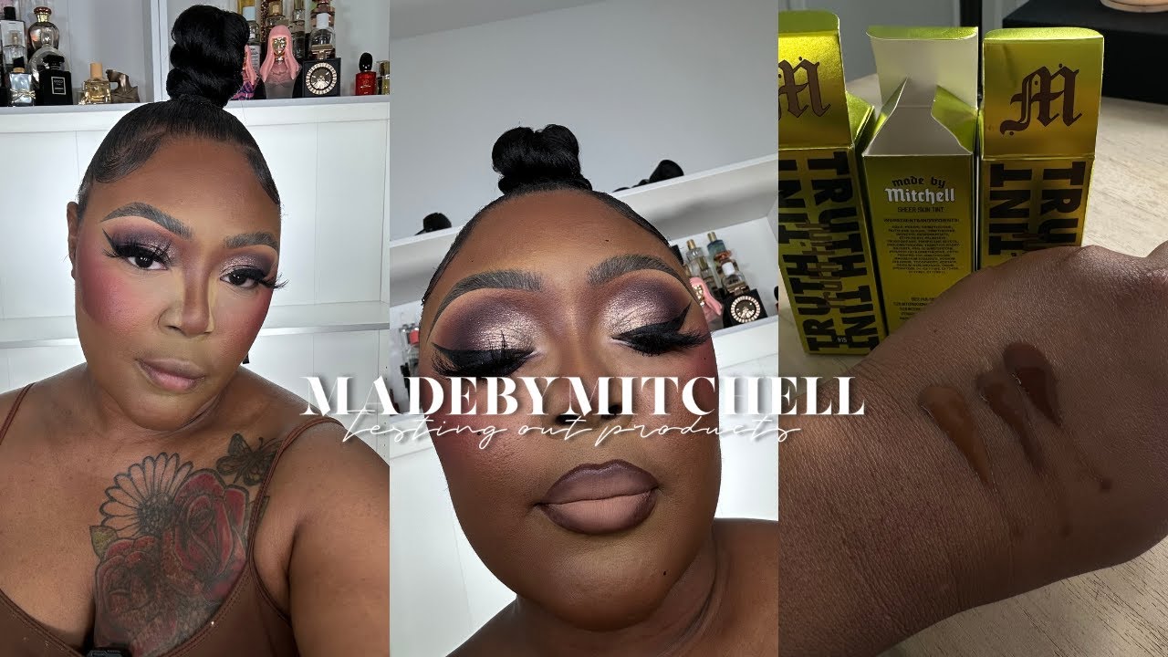 TIKTOK MADE ME BUY IT 💰VIRAL MADEBYMITCHELL PRODUCTS | SKIN TINT ...
