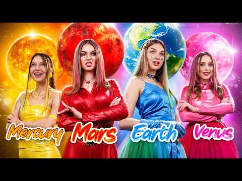 Mercury, Mars, Venus and Earth Girls! Four Planets in Astronomy School