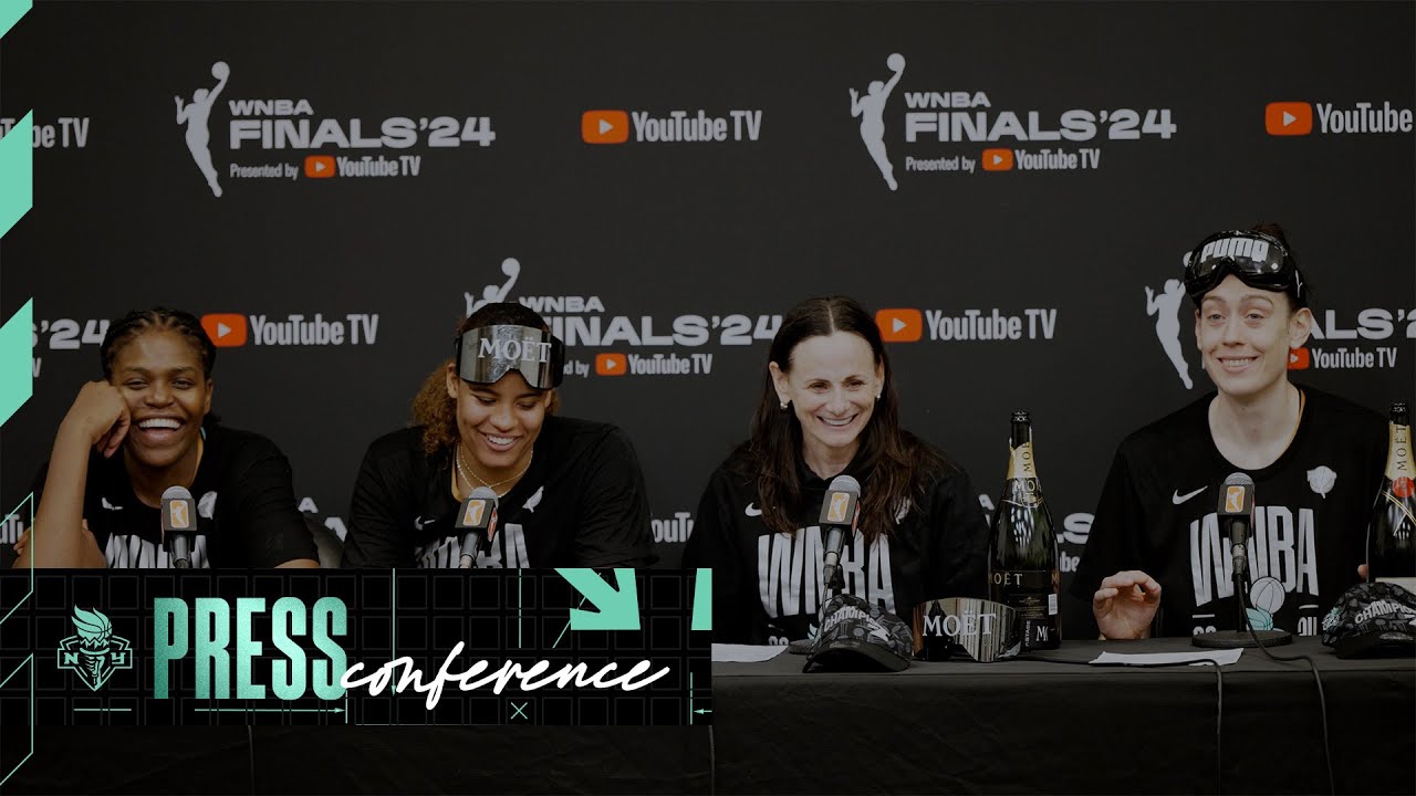New York Liberty Press Conference | 2024 WNBA Champions - YouTube