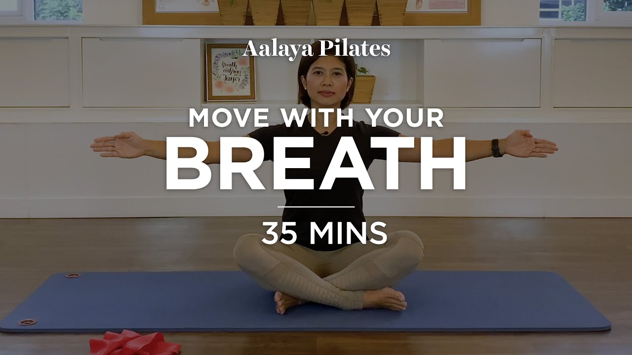 Move with your breath - Pilates Matwork Beginner - How to move using ...