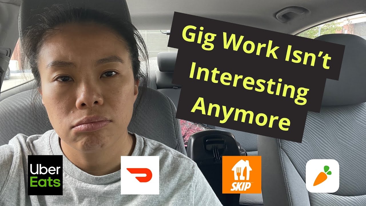I Think Gig Work Is Boring When It Is Slow | Uber Eats, DoorDash ...