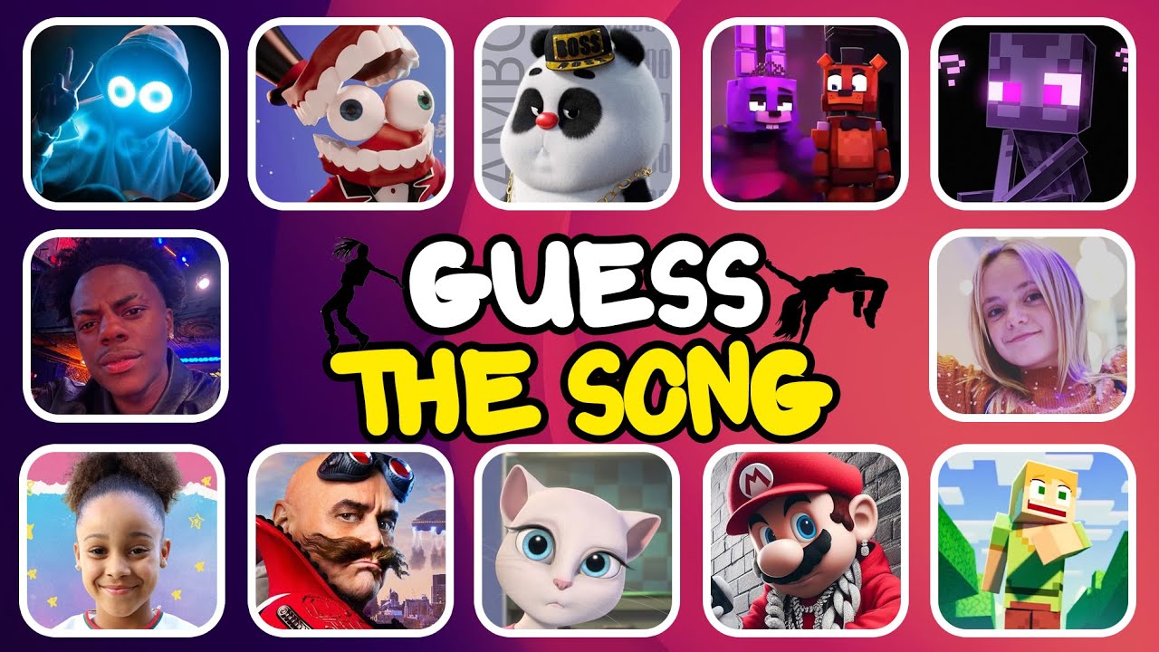 Can you guess who is singing?🎄 🎶🔥 Shin sonic, Ishow speed, Cali sade ...