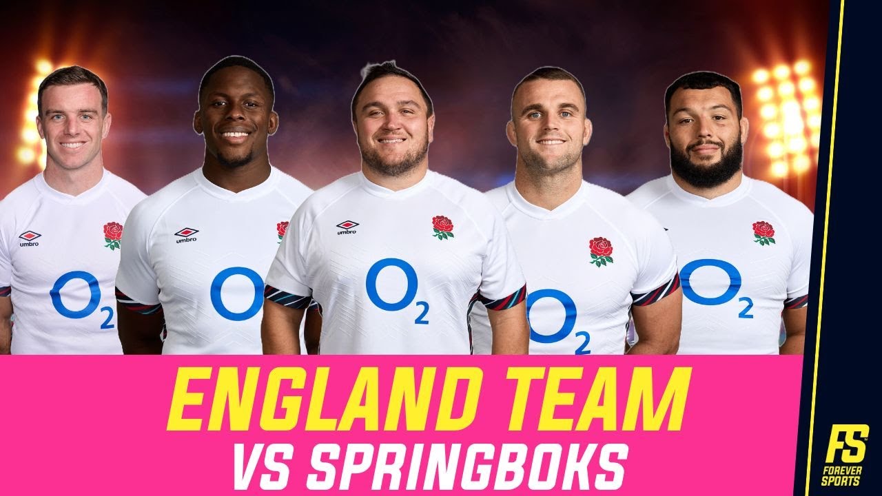 England Team vs Springboks | England Team Announcement | Player ...