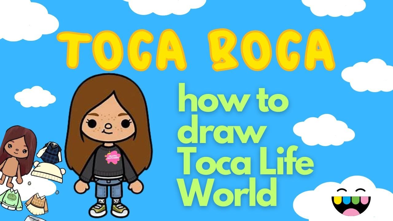 How to draw Toca Life World Як намалювати Тока Лайв Волрд😎 - YouTube
