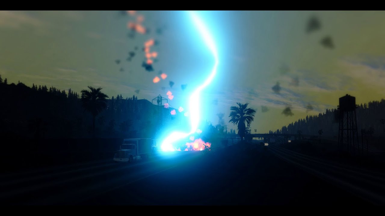 Lightning in BeamNG - YouTube