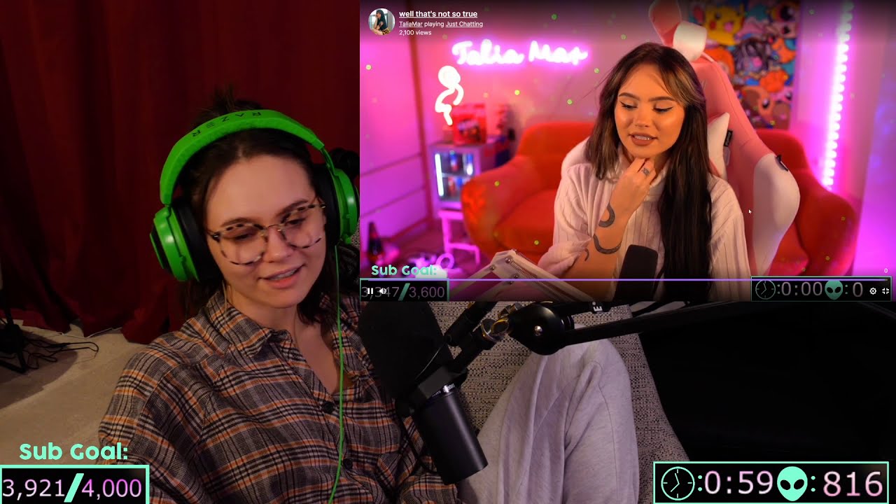 Talia Mar reacts to her top Twitch clips!!!! - YouTube