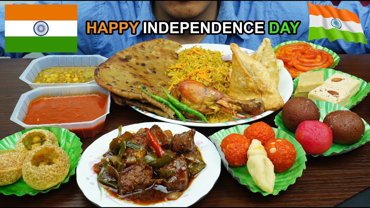 Indian Independence Day 2019 Special | Eating Delicious Indian Foods ...