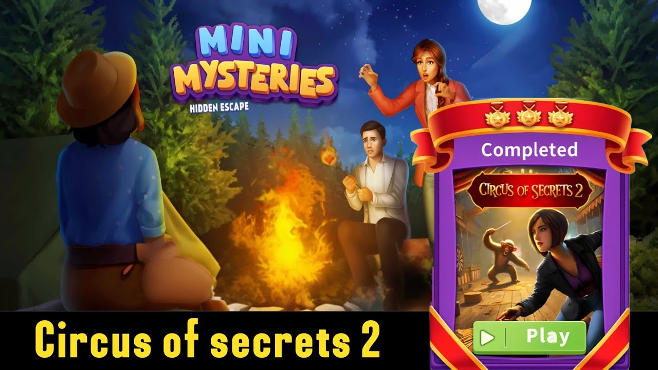 circus of secrets 2 mini Mysteries hidden escape mysteries by Vincell ...