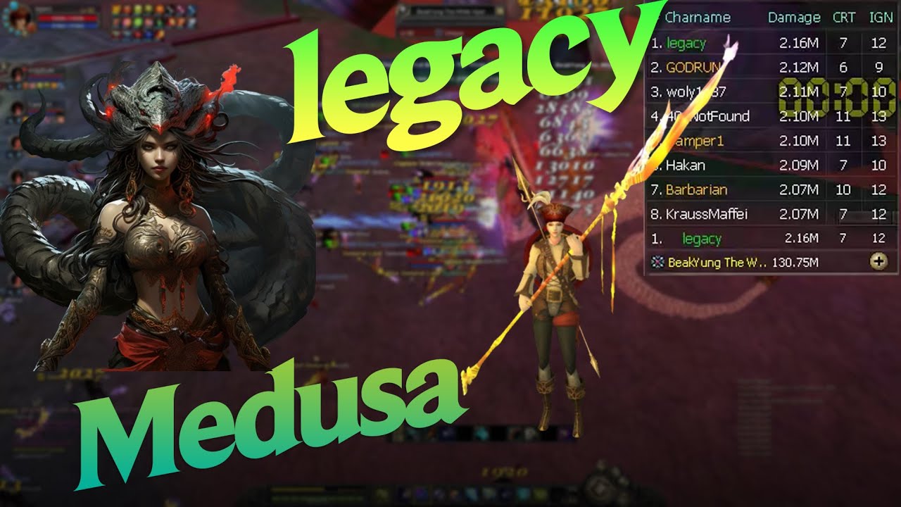 [Golden Online] Beta Medusa has been killed by legacy #2 - YouTube