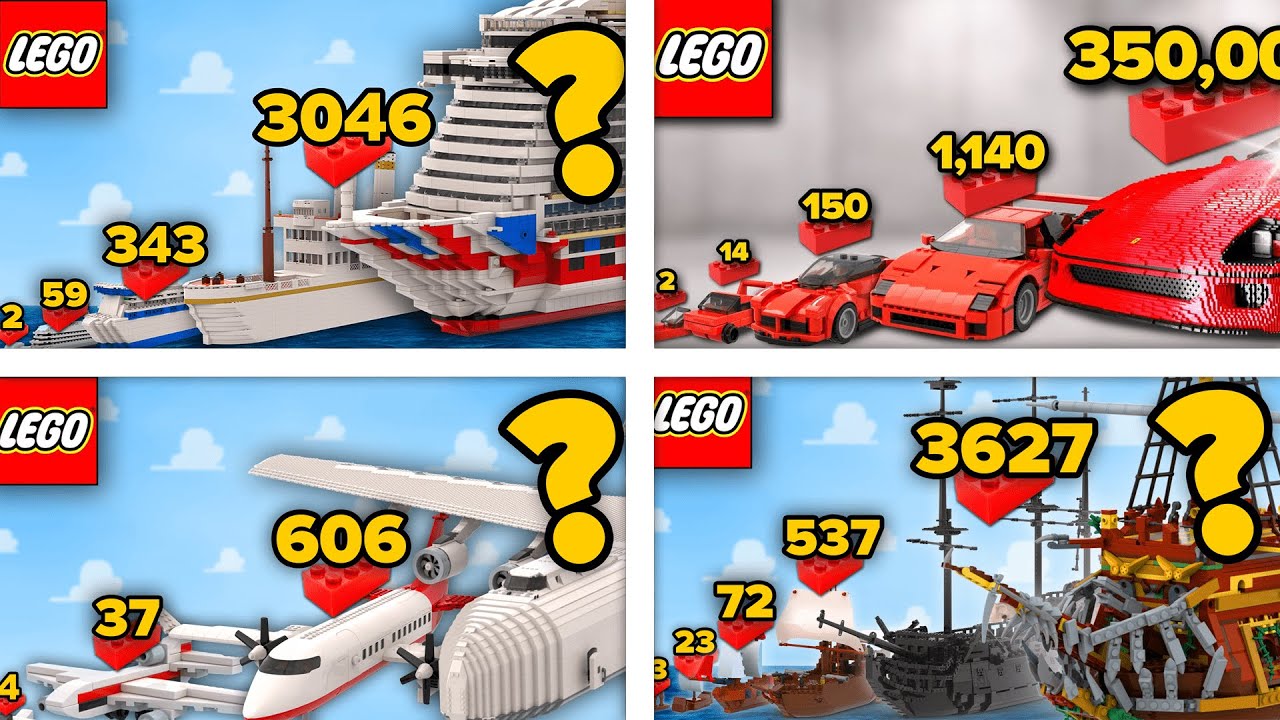 LEGO Vehicles in Different Scales | Comparison - YouTube