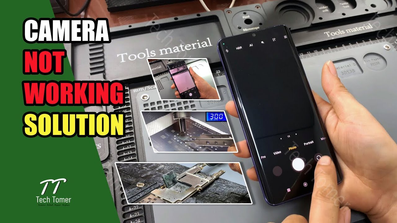 Xiaomi MI Note 10 Lite Camera Not Working - CPU Reball Tutorial | Tech Tomer - YouTube