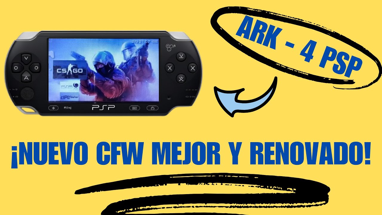 ARK-4 en PSP: Instalación del Nuevo CFW + Gameplay final - YouTube