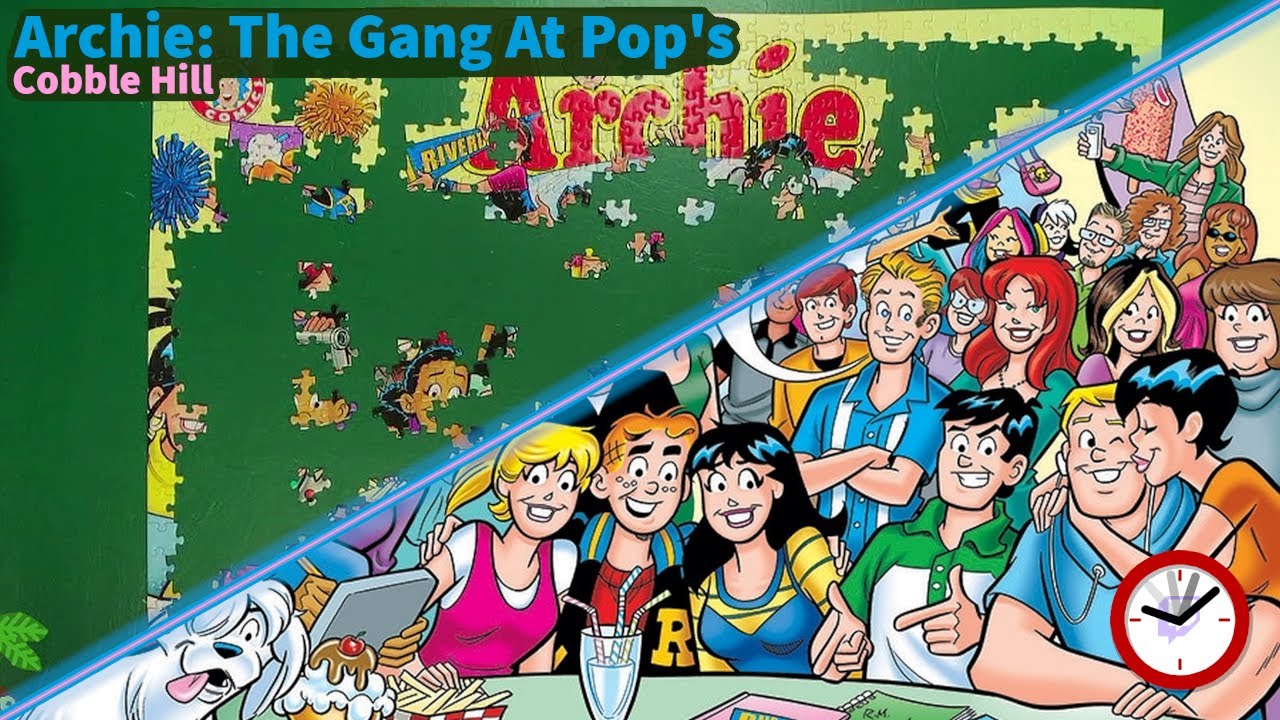 Timelapse: Archie: The Gang At Pop's Jigsaw Puzzle (Cobble Hill)(1000 ...